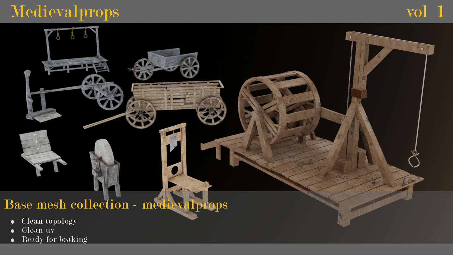 ArtStation - medieval props _ vol 1