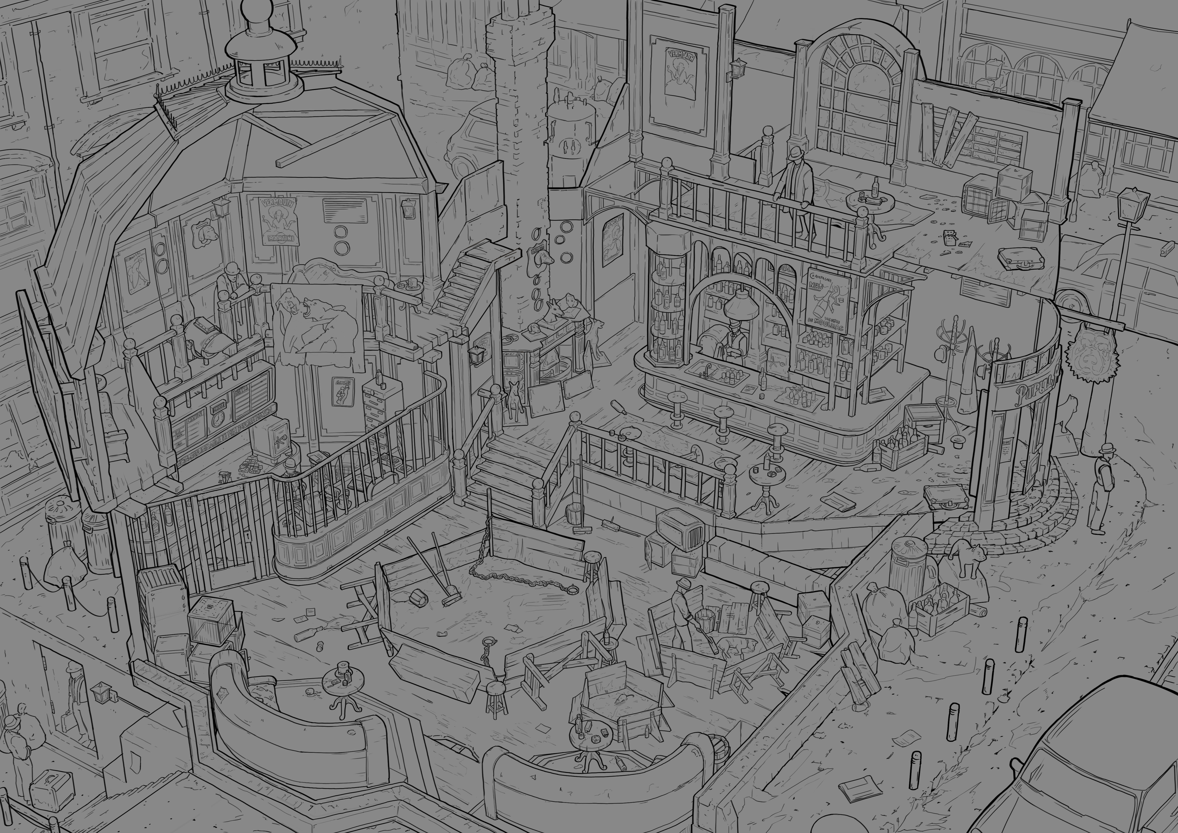 Yari Lute - Dogfighting Bar - The Difference Engine