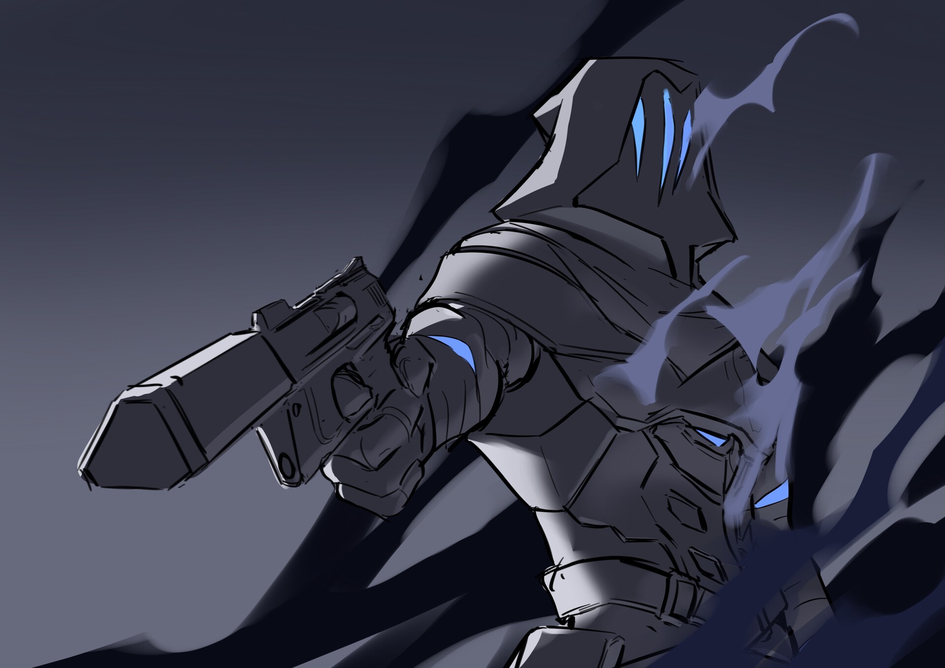 Jared Koh - Omen - Valorant Fanart