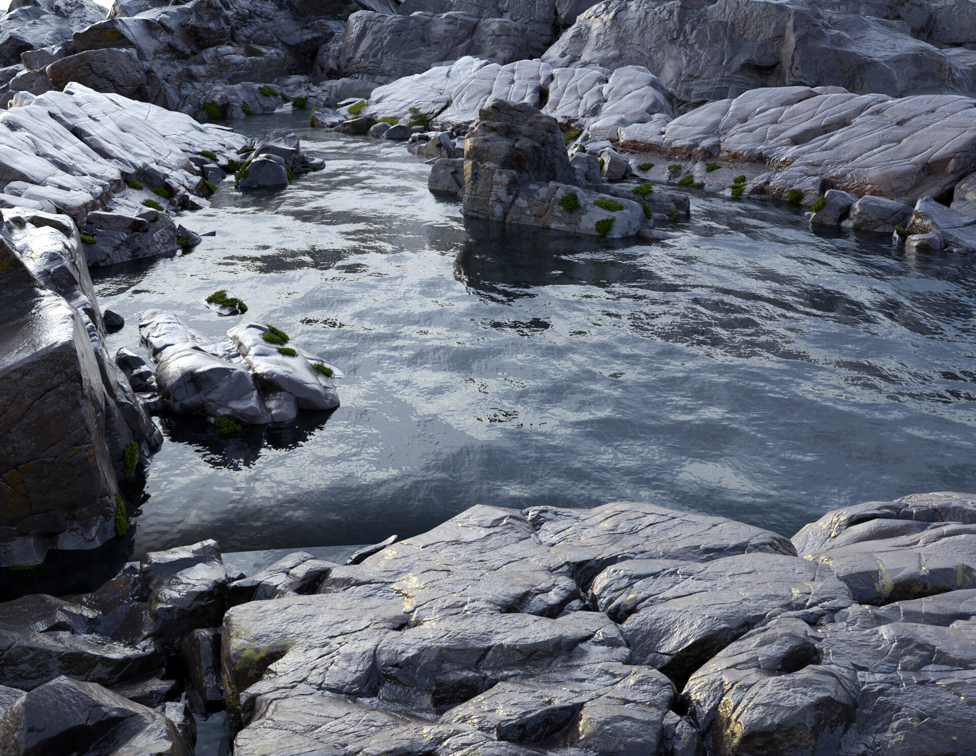 ArtStation - Rock pool