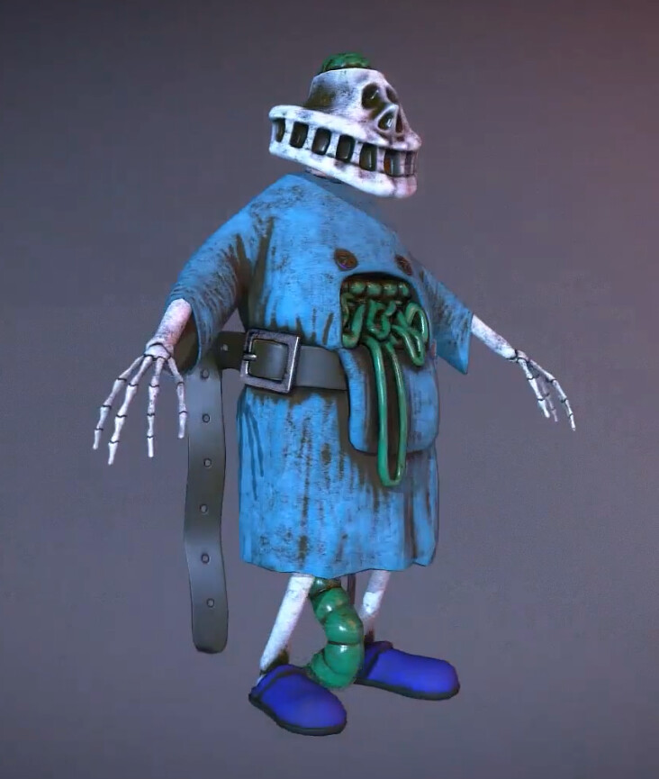 ArtStation - Zombie Skeleton