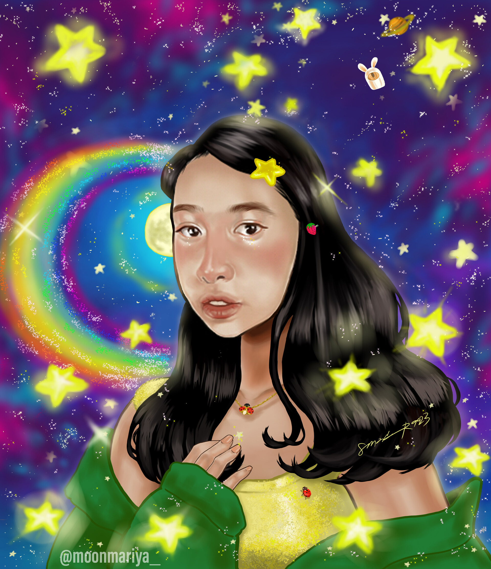 ArtStation - Run Light Girl