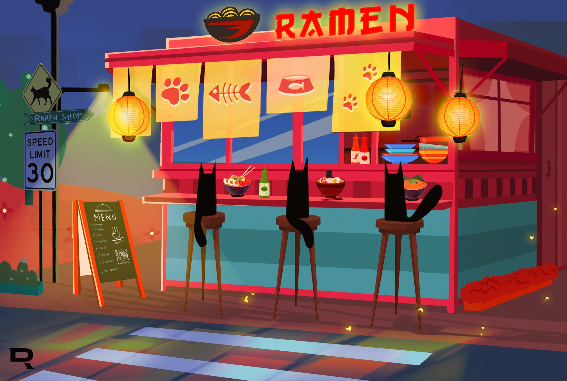 ArtStation - Ramen Shop
