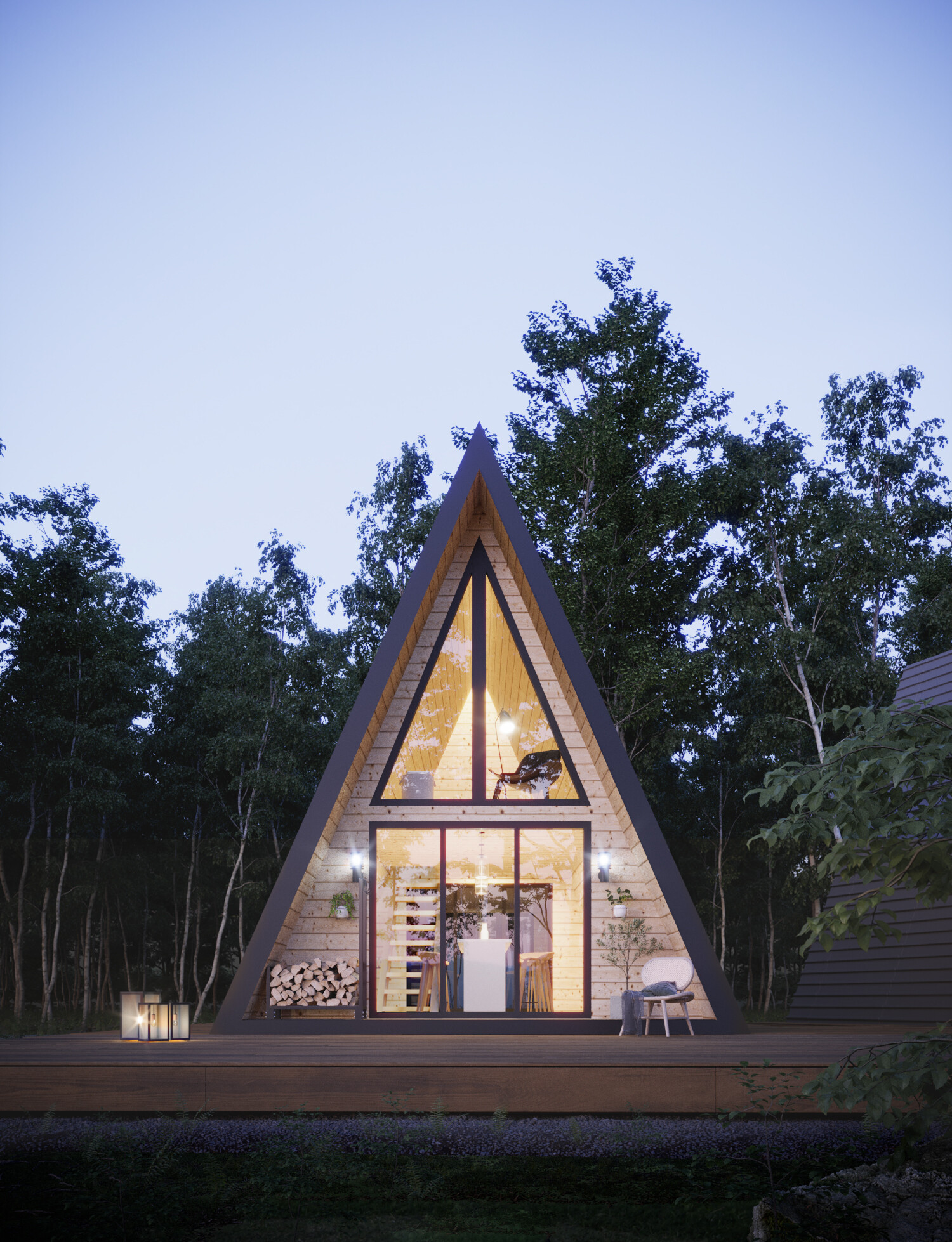 ArtStation - aframe house - escape the city