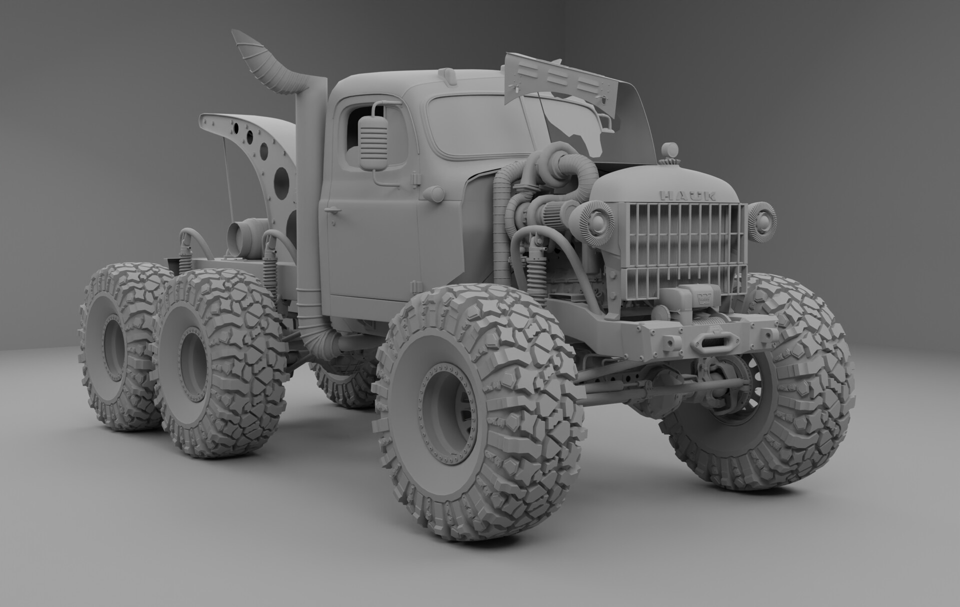 RORO CUSTOMS - 1974 Power Wagon Hauk Designs