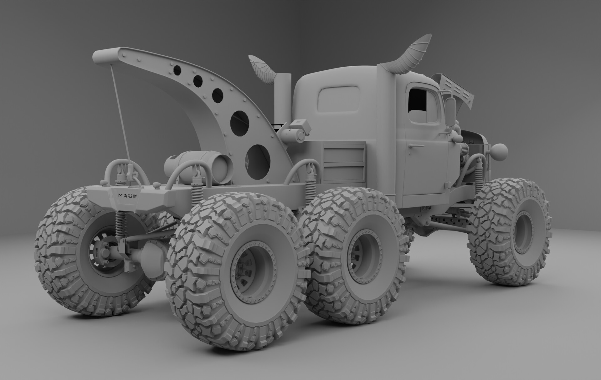 RORO CUSTOMS - 1974 Power Wagon Hauk Designs