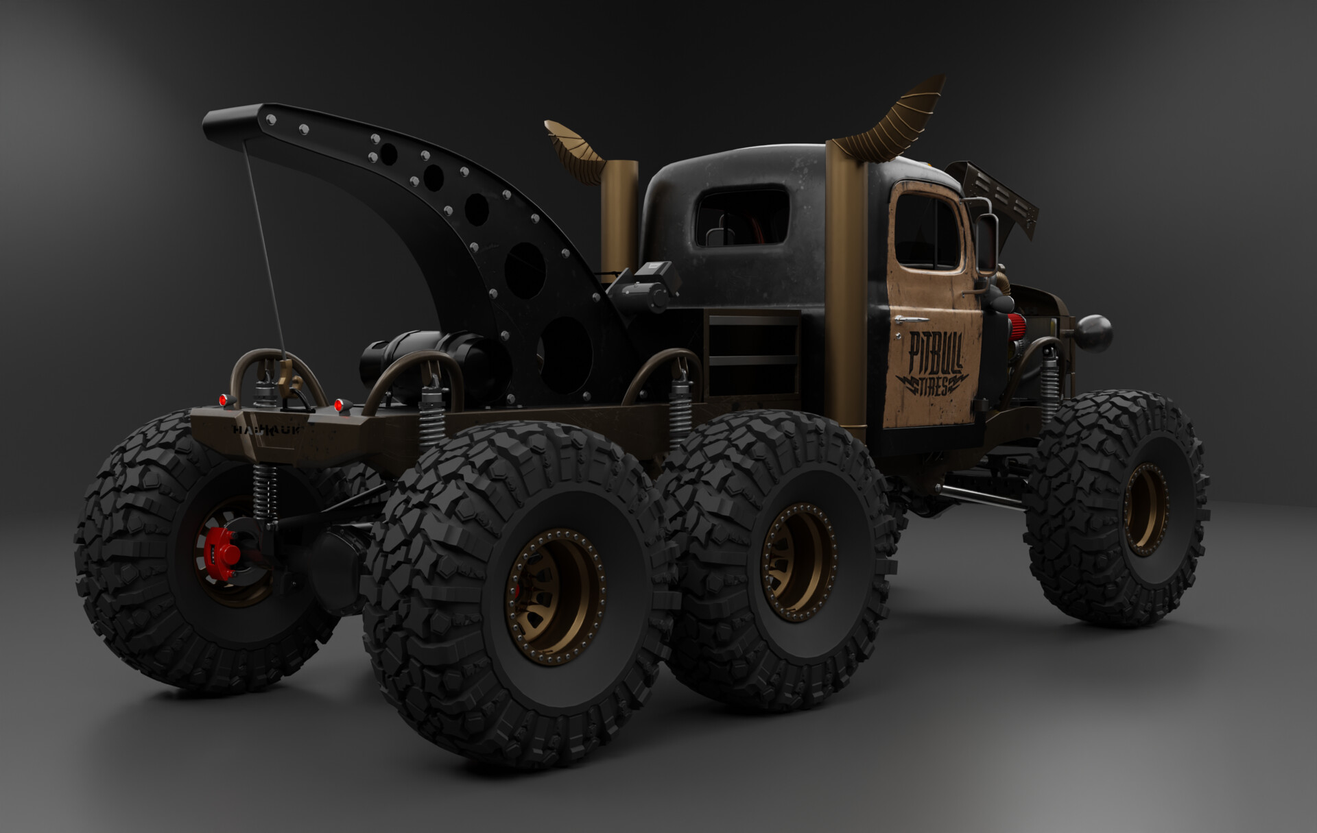 RORO CUSTOMS - 1974 Power Wagon Hauk Designs
