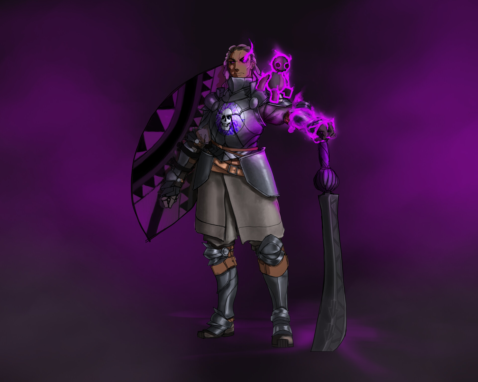 ArtStation - Commission - Voodoo Knight(?)