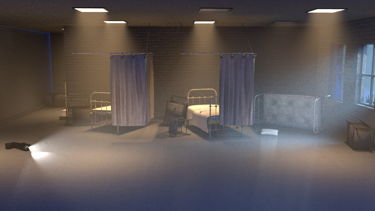 ArtStation - Hospital render illumination