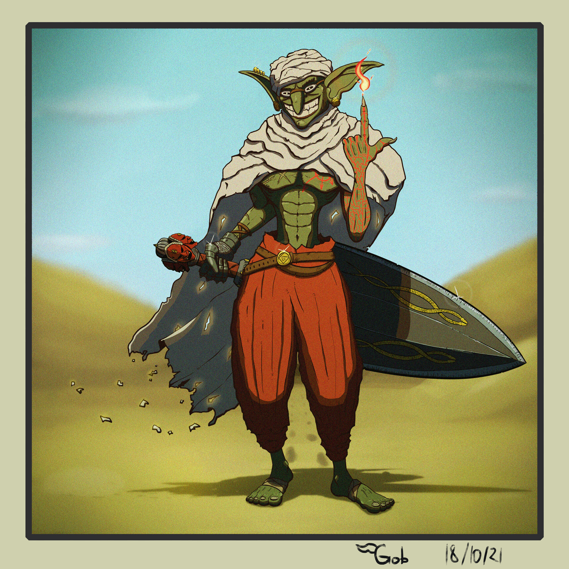 ArtStation - Azat goblin-beduin