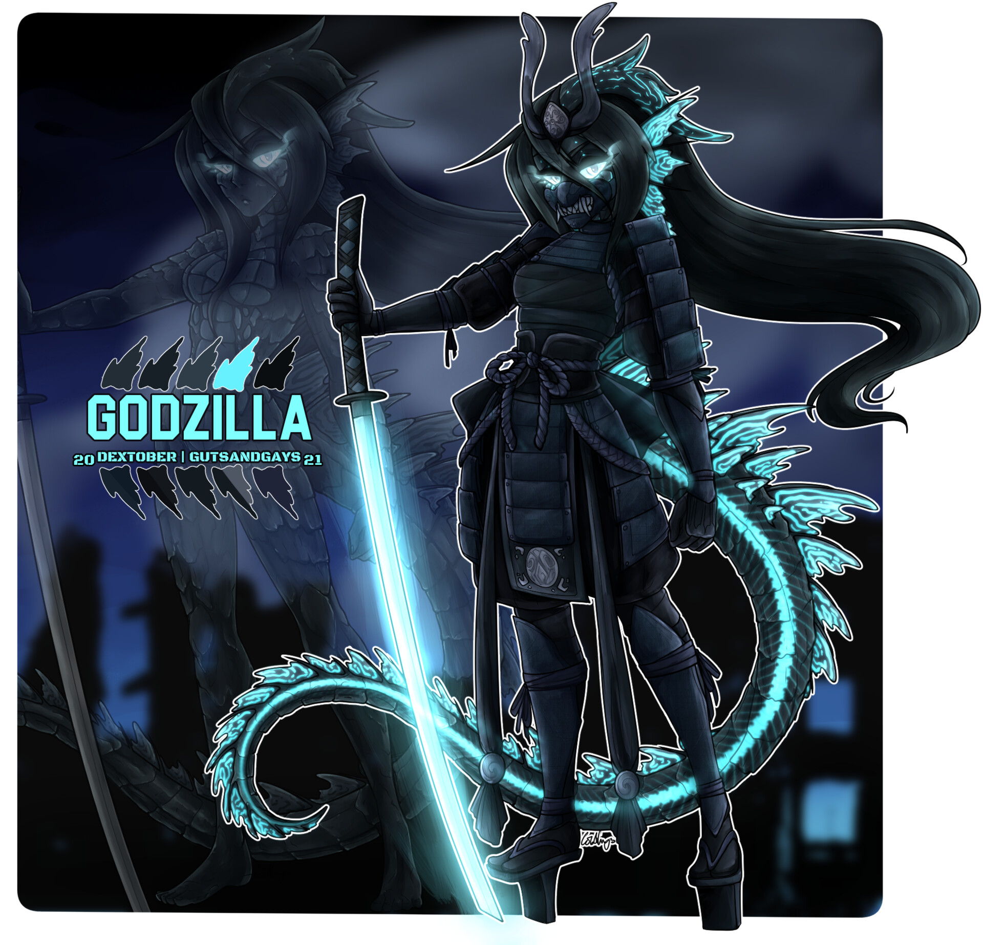 ArtStation - Lady Godzilla