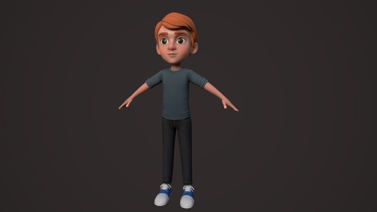 ArtStation - Kid Character model