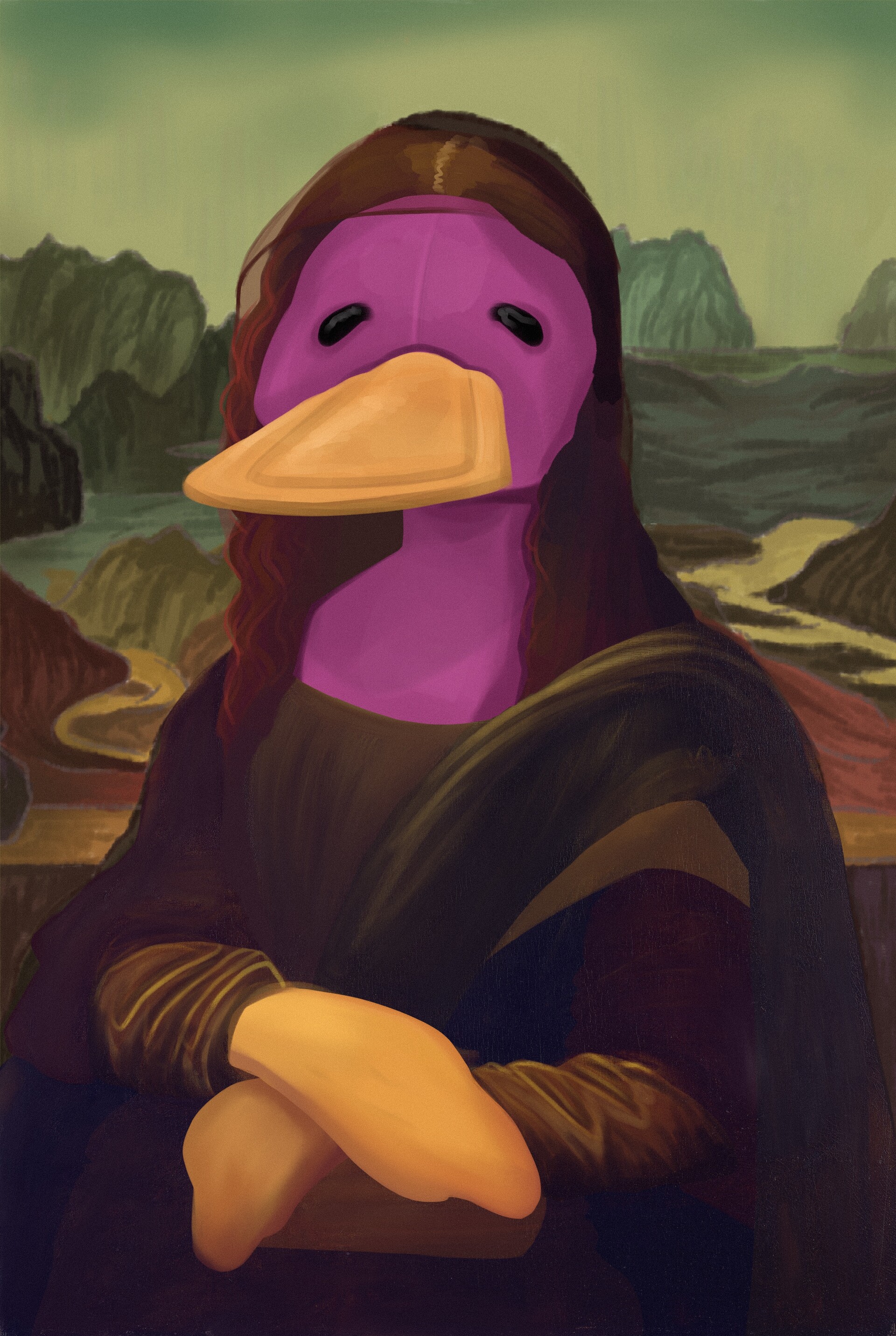 ArtStation - Homage to the Mona Lisa