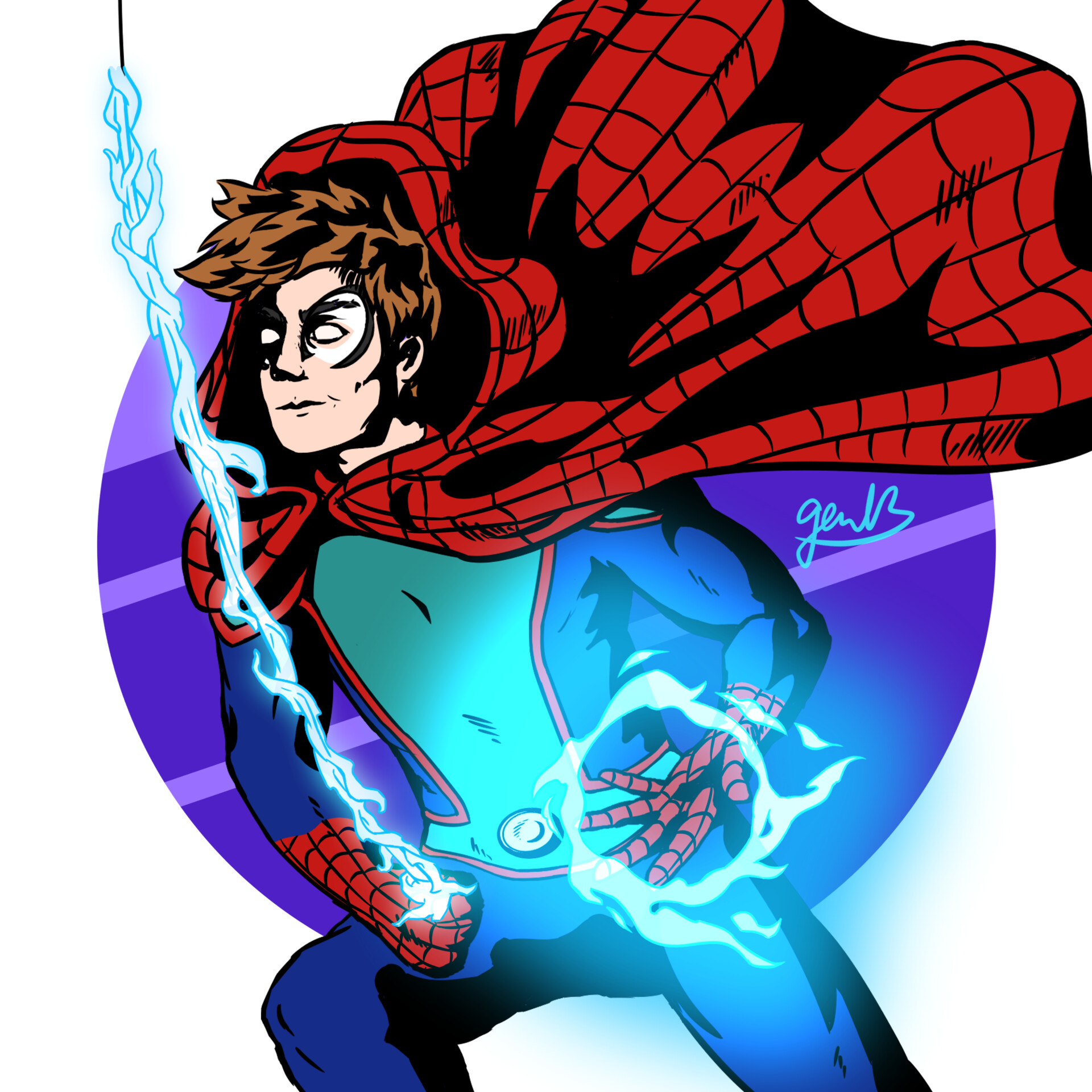 ArtStation - Spider-Man/Wiccan fusion