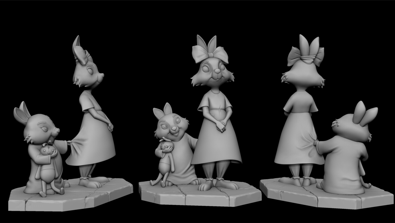 Nasiel Stillo - Rabbits from "Robin Hood" Fan Art