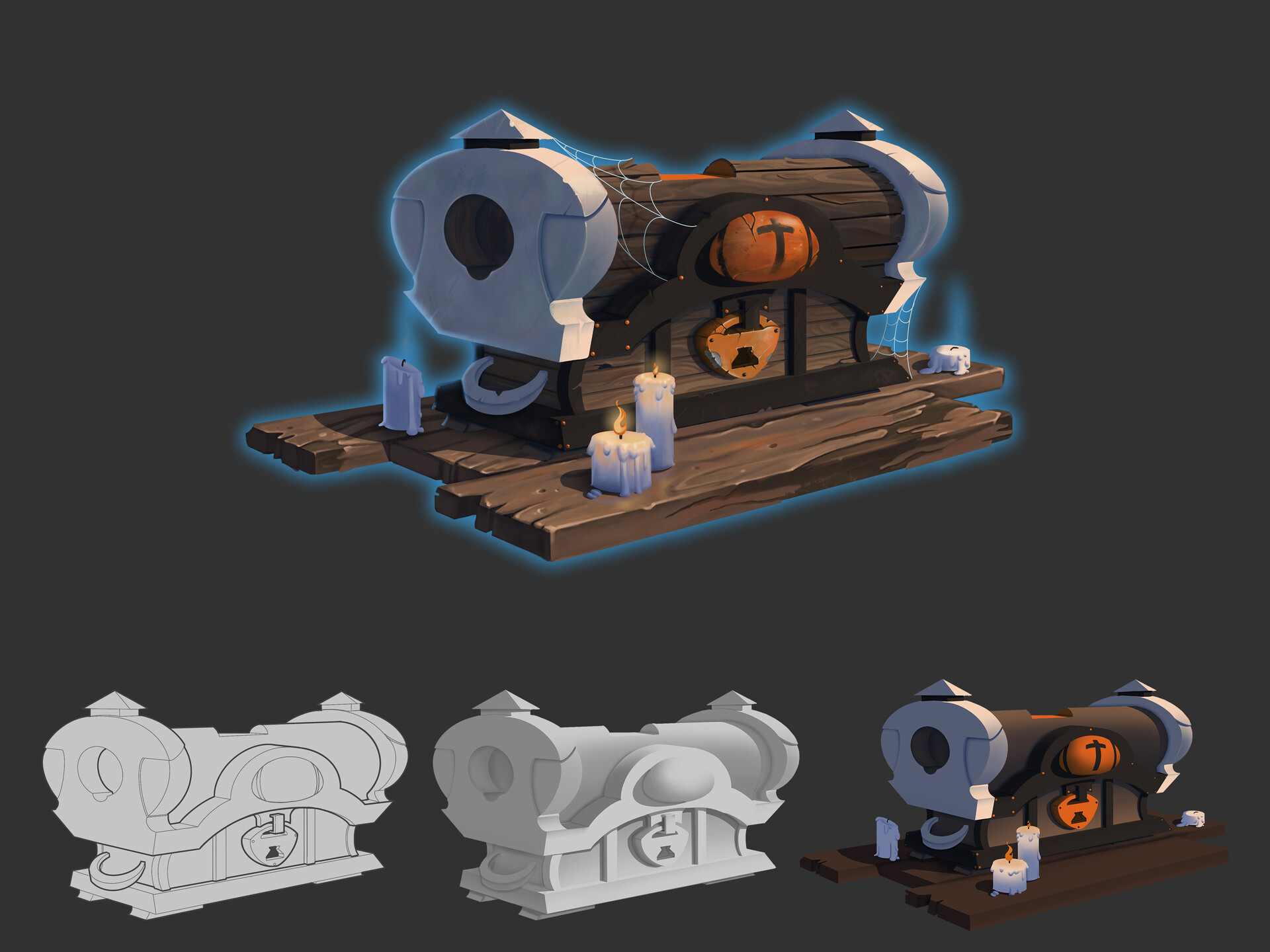 ArtStation - Halloween chest