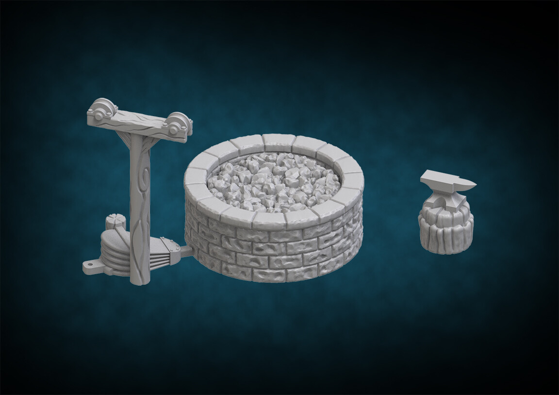 ArtStation - Small Forge Set
