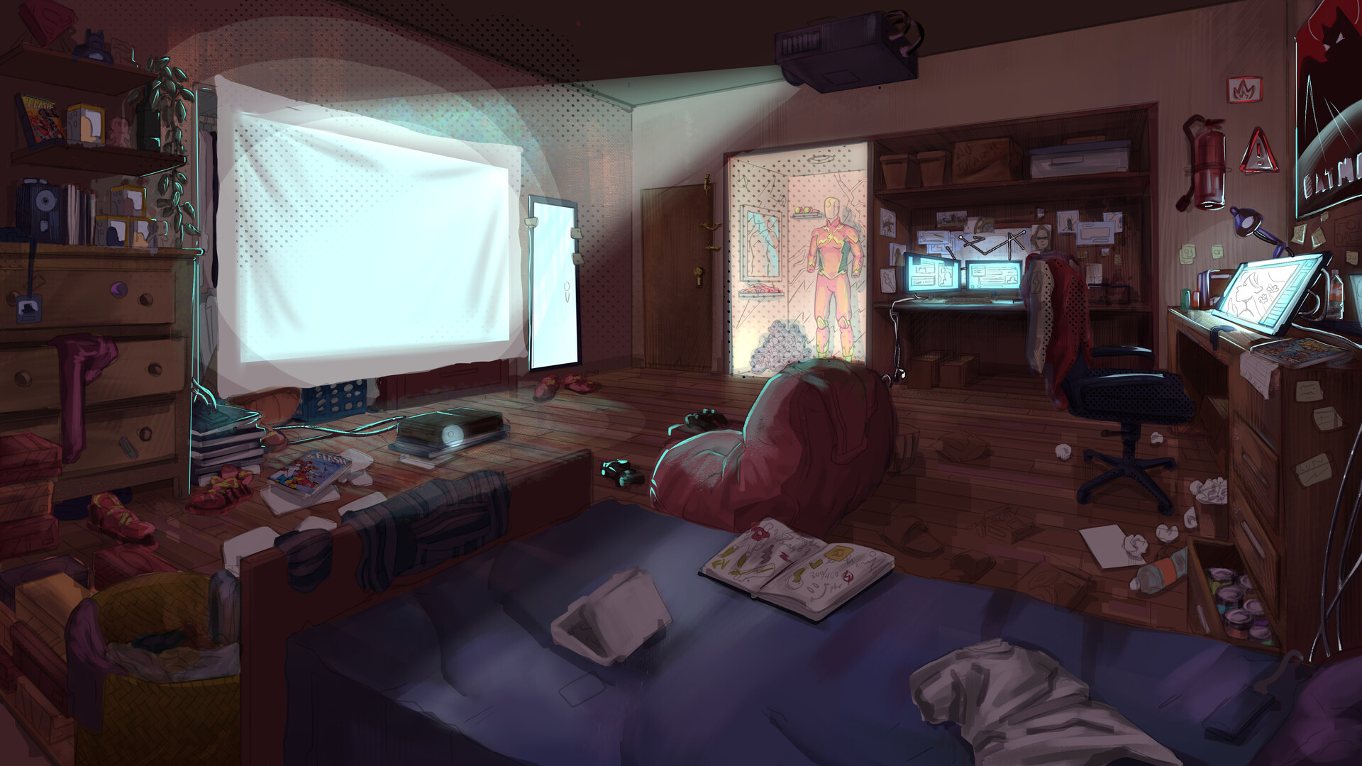 ArtStation - Hero Bedroom