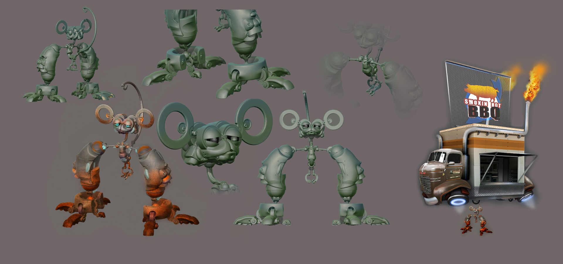 ArtStation - Concepts for Soul Food - WIP