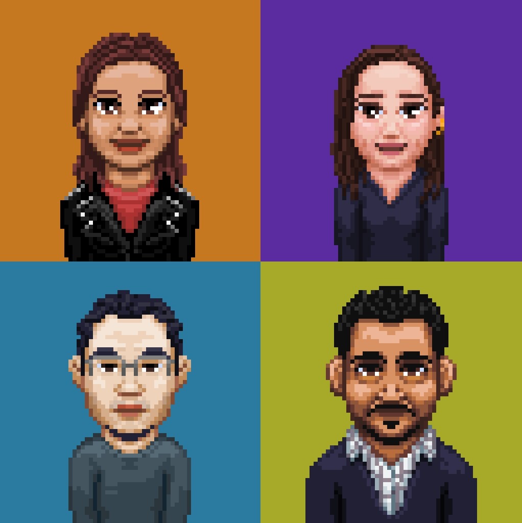 Andrés Castaño - Pixel portraits