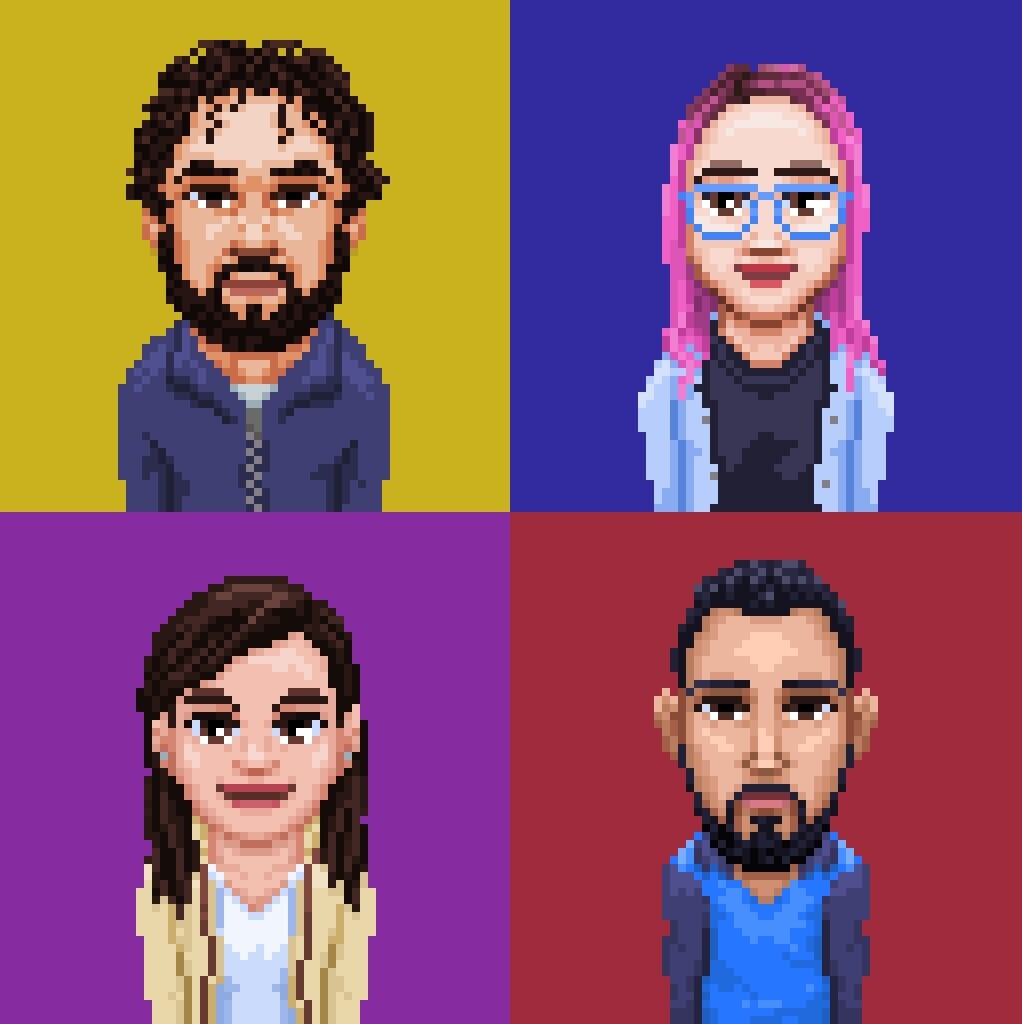 Andrés Castaño - Pixel portraits