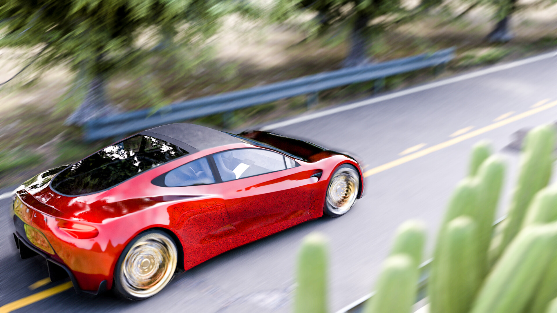 ArtStation - Tesla car