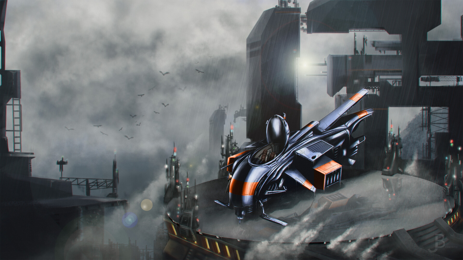 ArtStation - Time Machine - Warp Ship