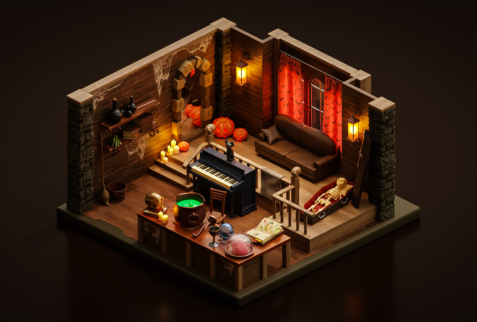 ArtStation - Spooky Room