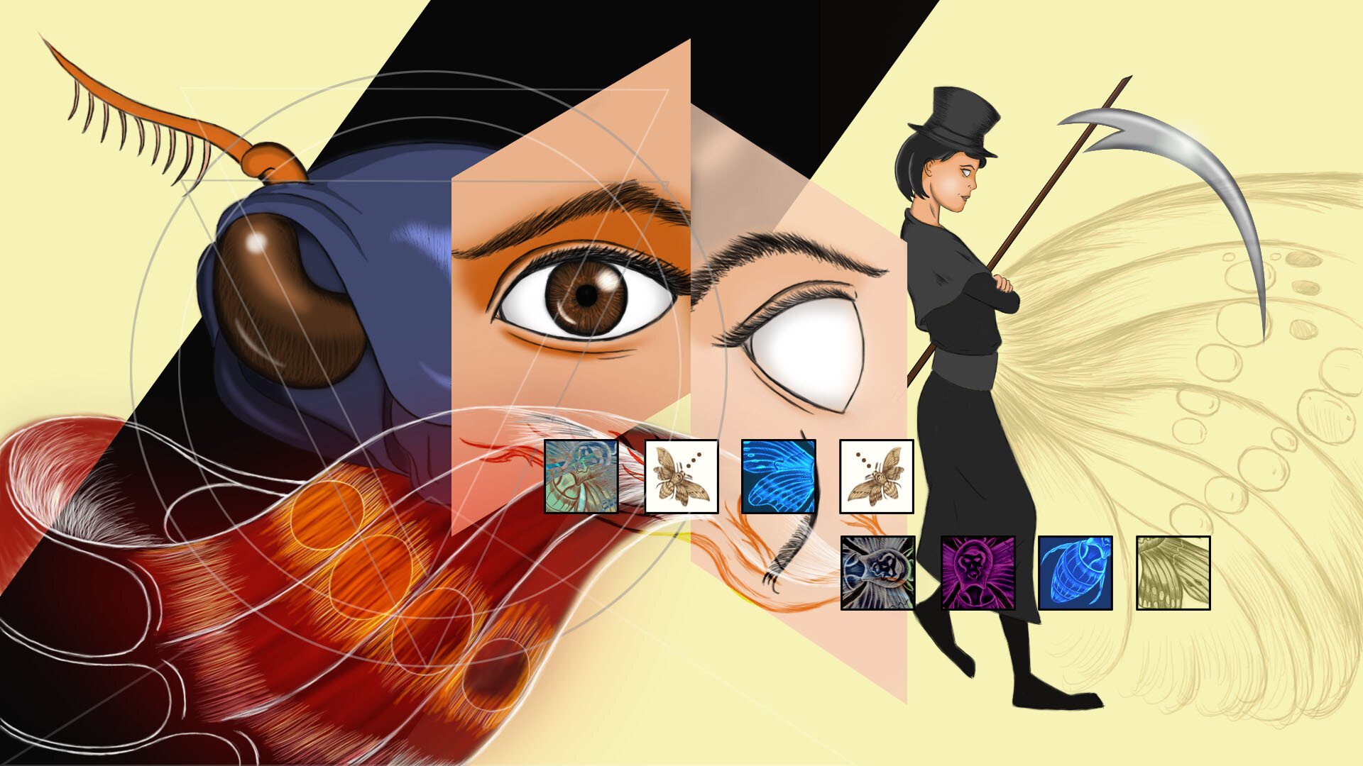 ArtStation - Grim Girl Composition