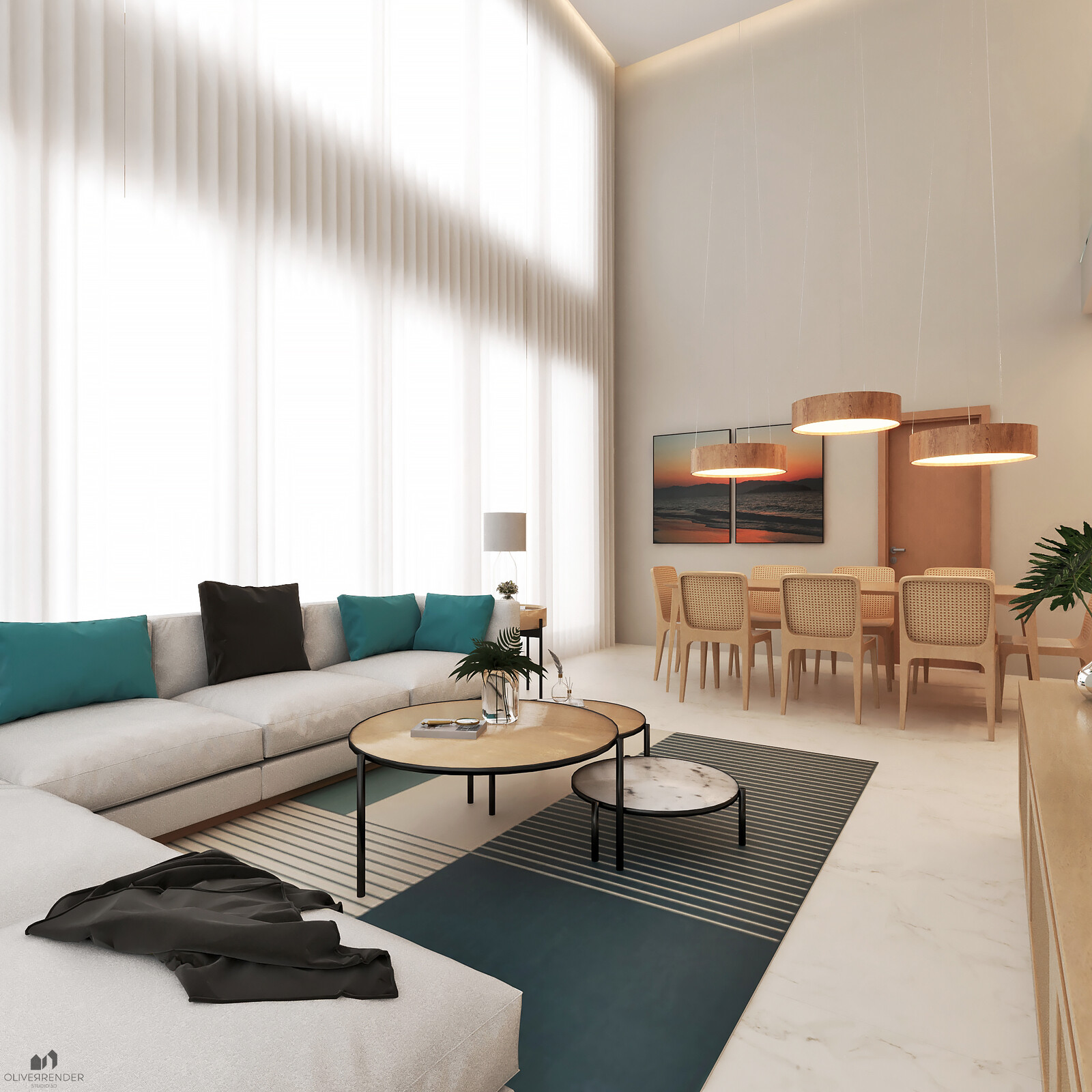 OLIVER RENDER - STUDIO 3D - CGI - LIVING