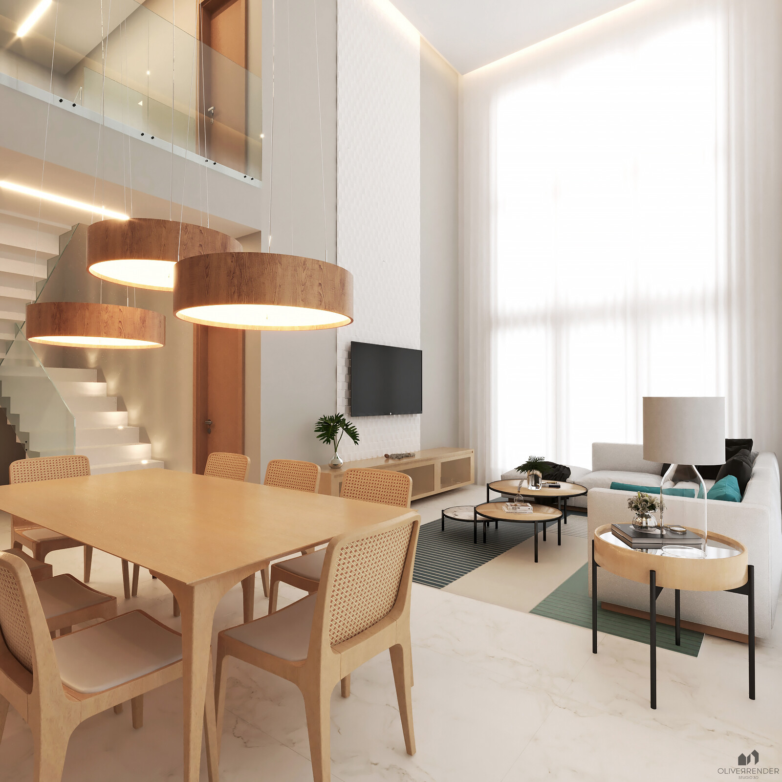 OLIVER RENDER - STUDIO 3D - CGI - LIVING