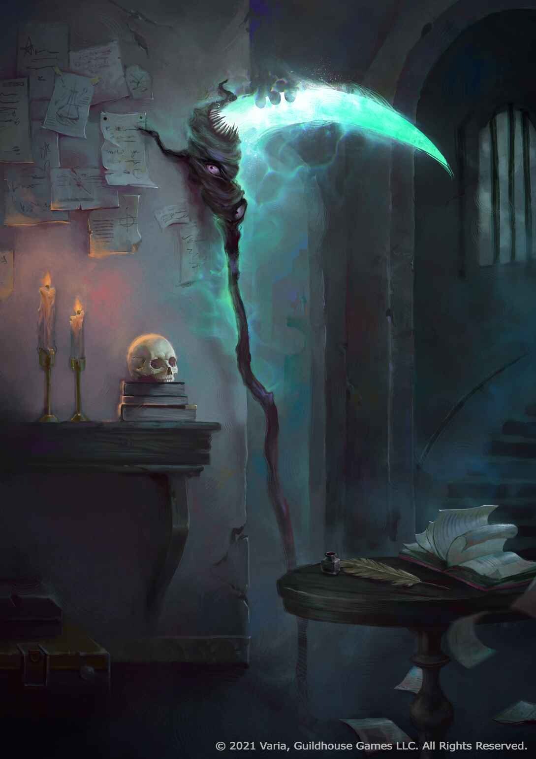 Wraithbone Scythe by Wilson Nugraha : r/ImaginaryWeaponry