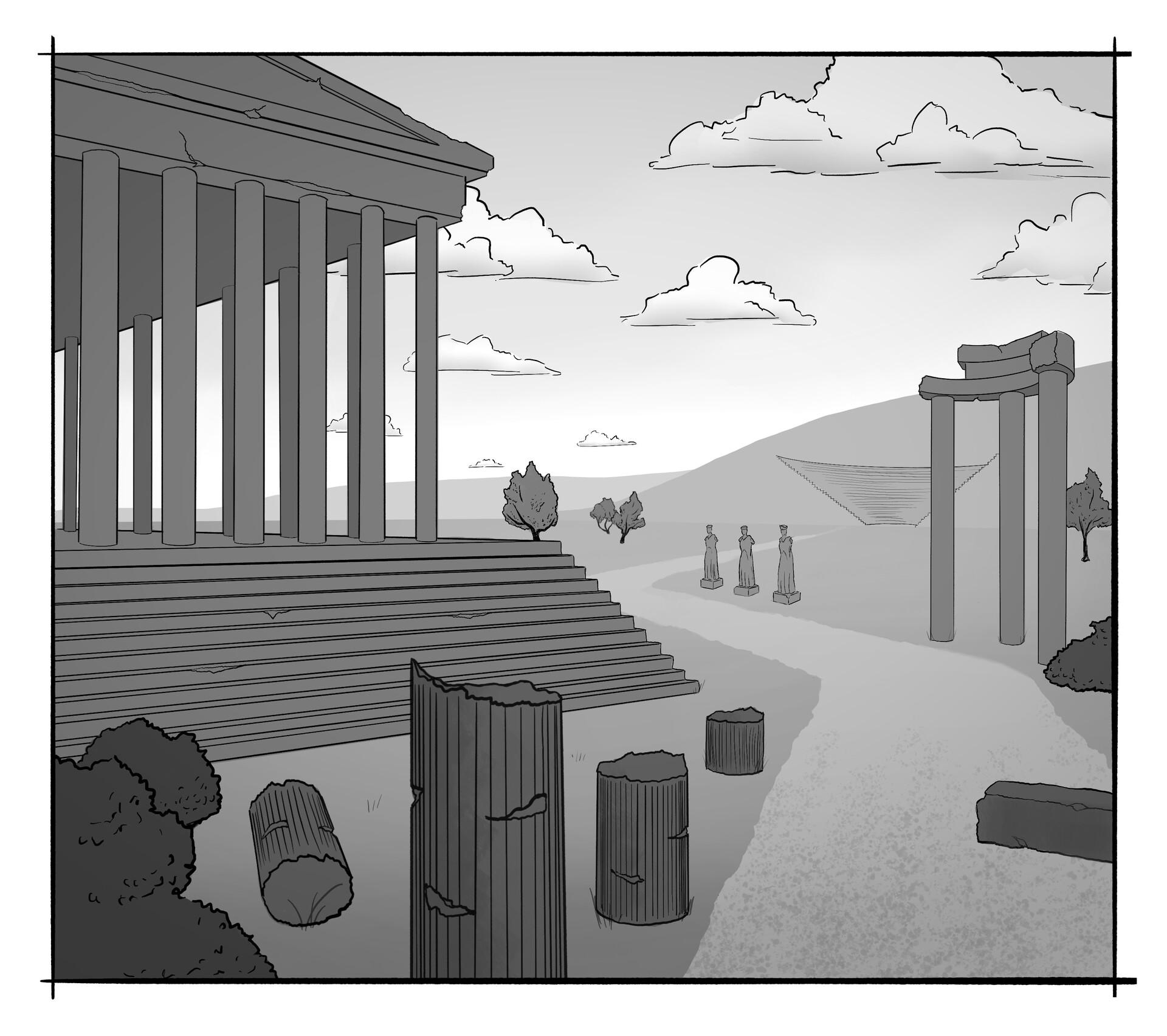 ArtStation - Concept art for perspective class