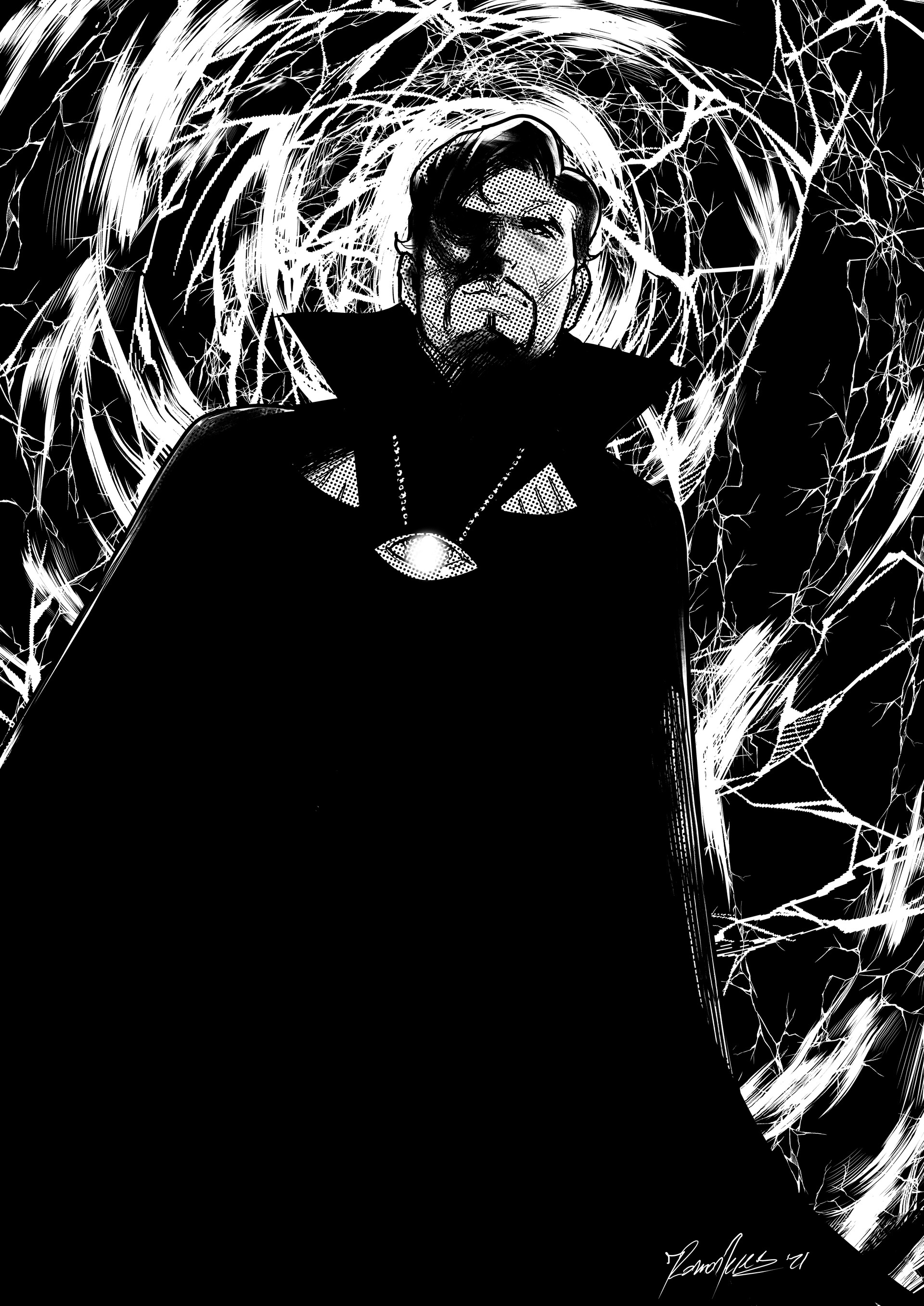 ArtStation - Inktober Day 19-Loop(Dr.Strange)