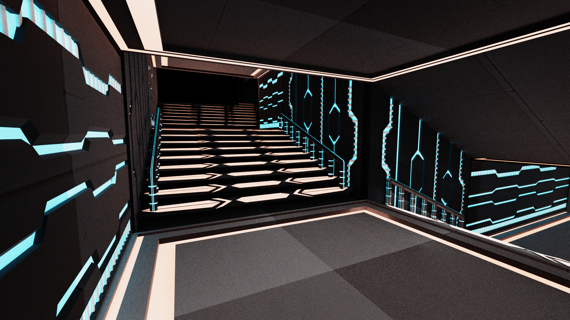 ArtStation - Sci-Fi Hard Surface Stairway