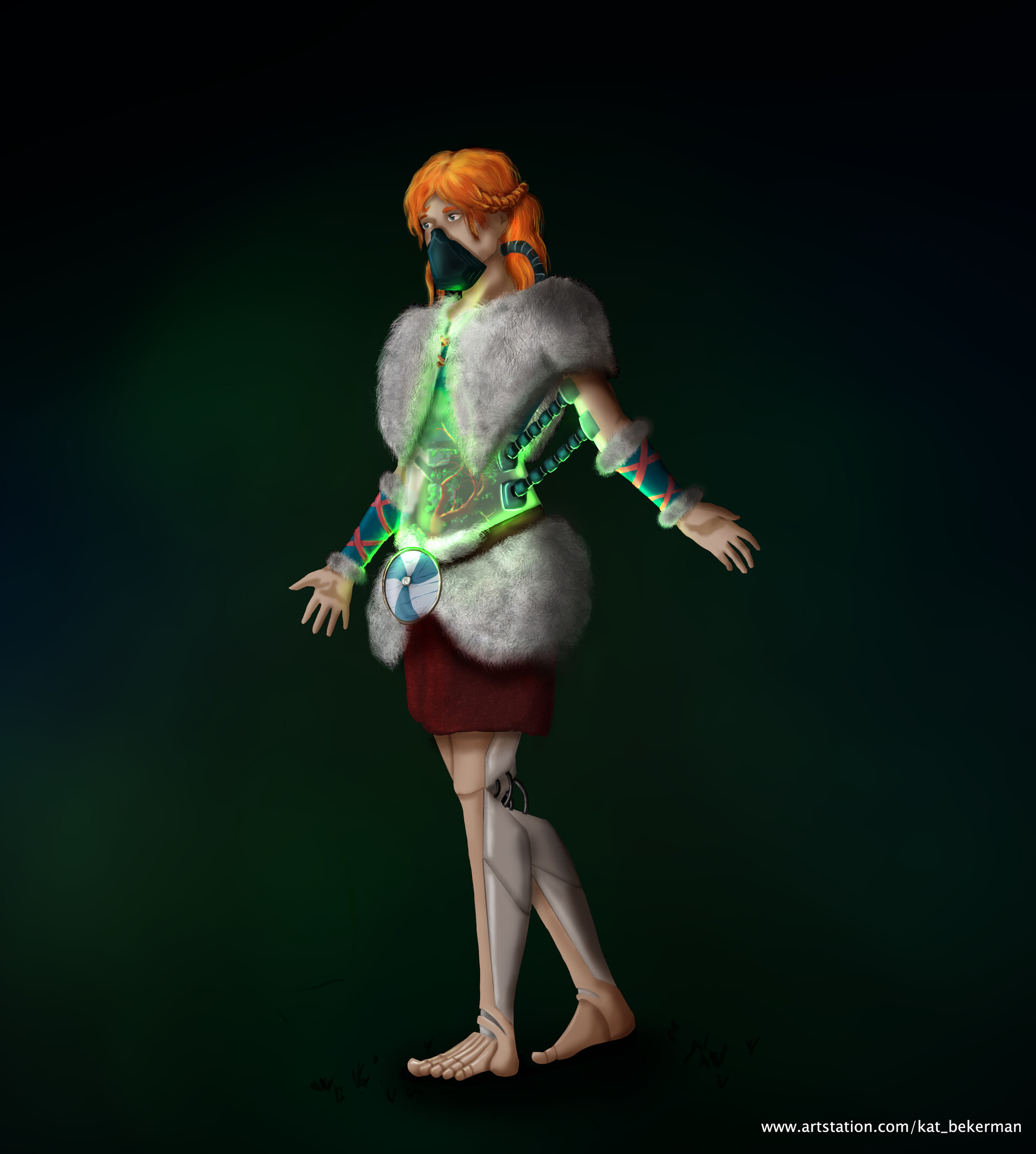 ArtStation - Female Character for Post-apocalyptic world