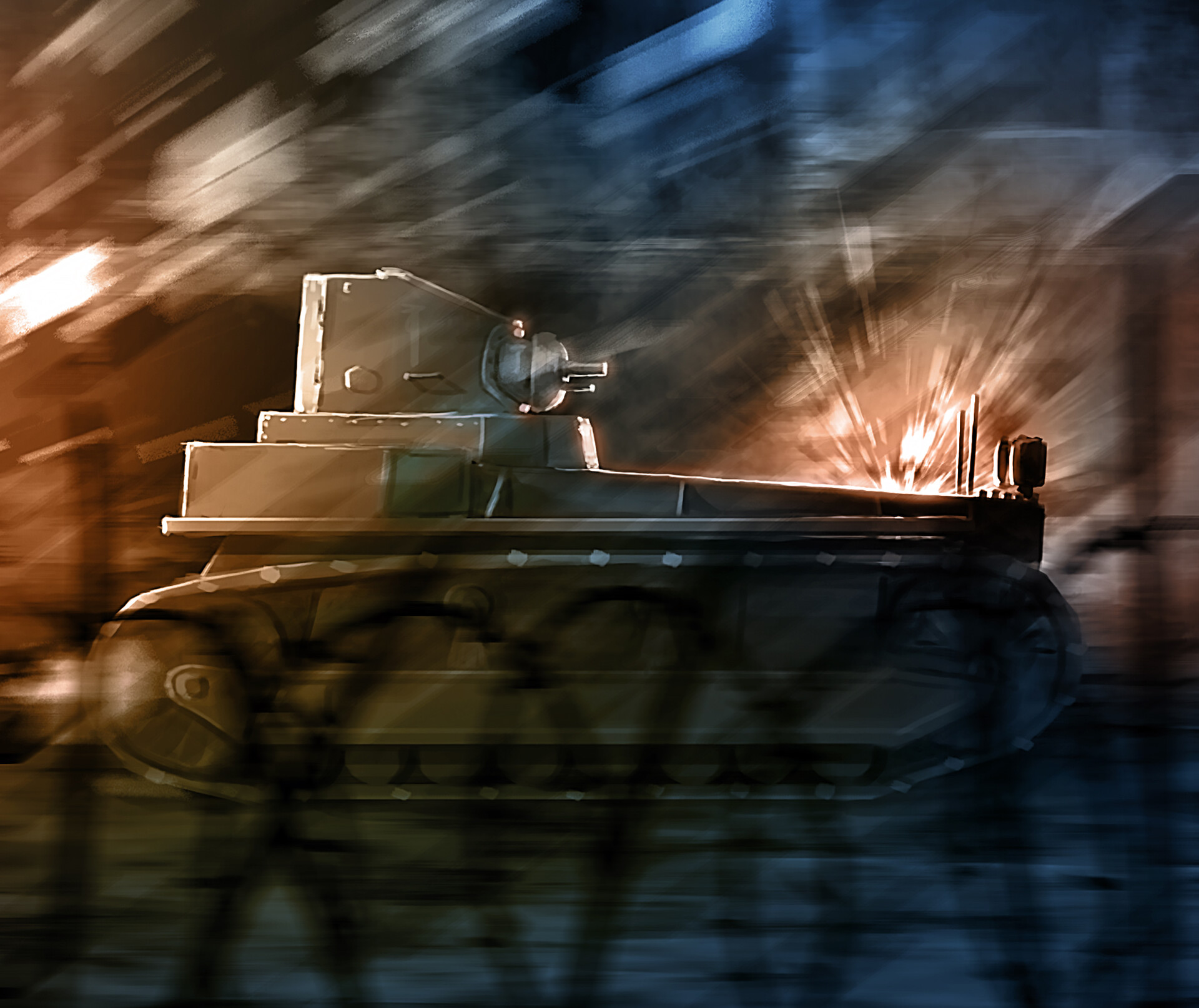 ArtStation - World Of Tanks. Creating illustrations to comics.