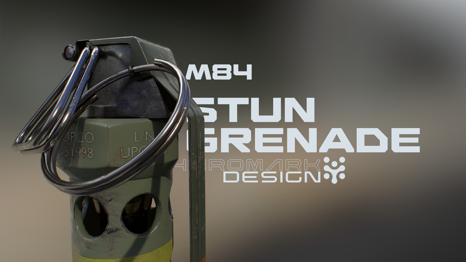 ArtStation - M84 Stun Grenade
