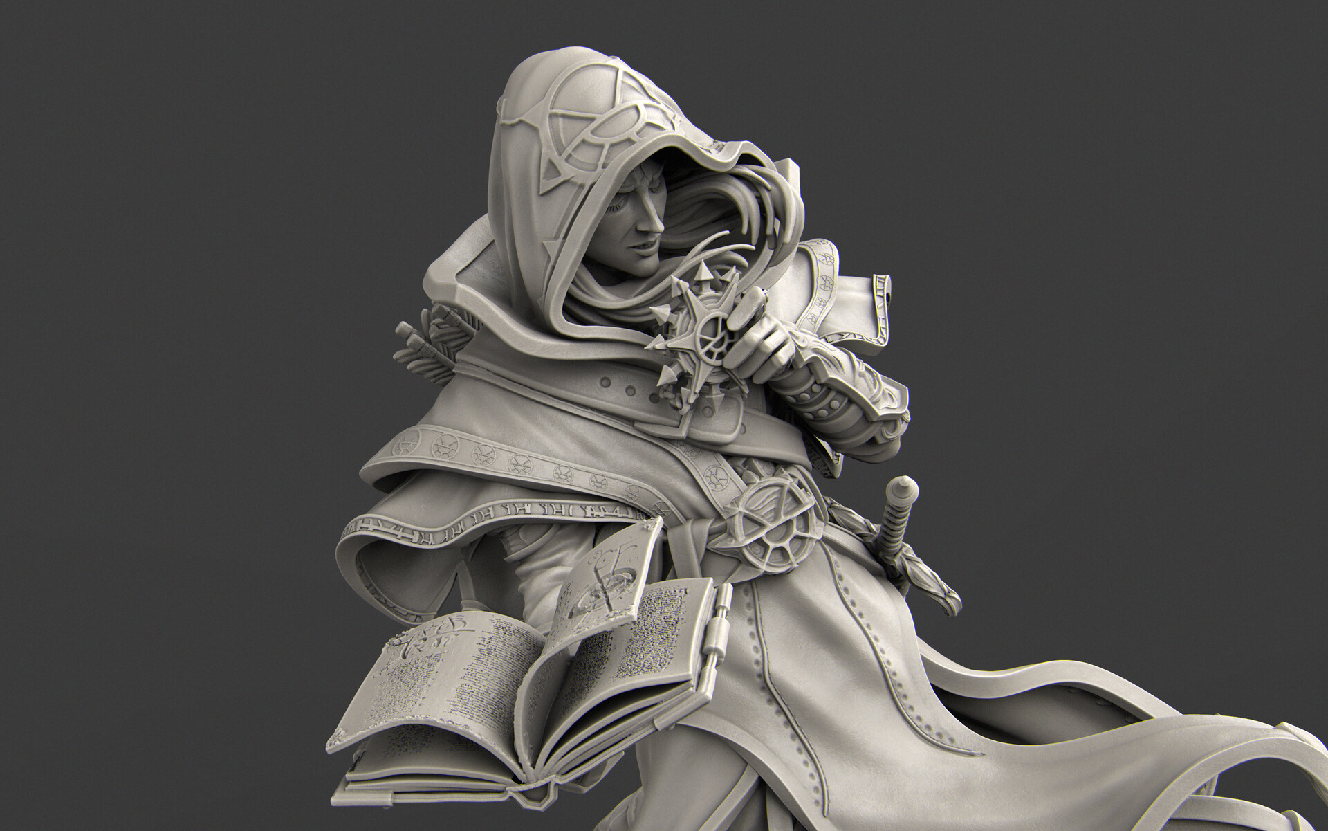 Ernest Nemirovskiy - Elf Priest Miniature