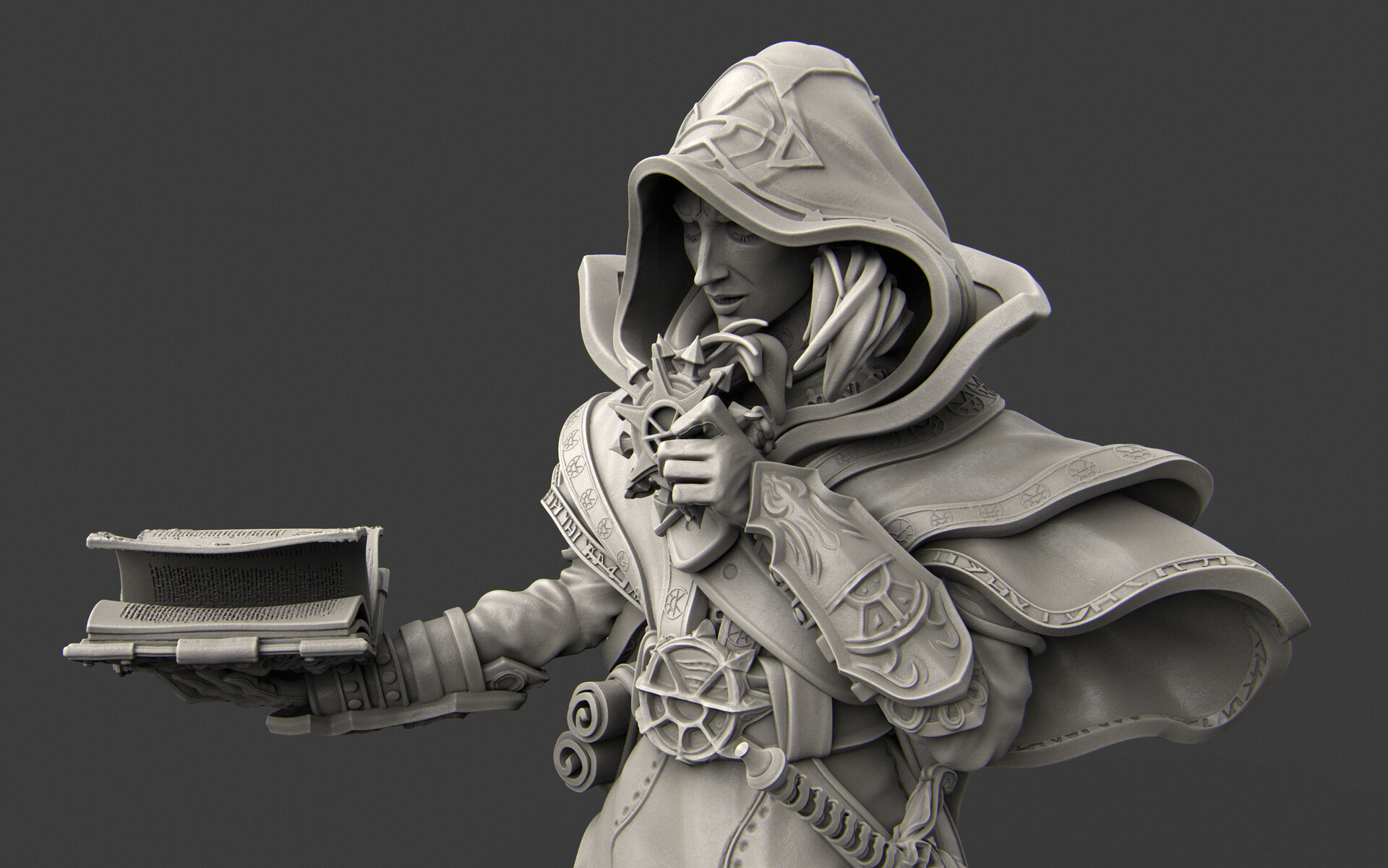 Ernest Nemirovskiy - Elf Priest Miniature