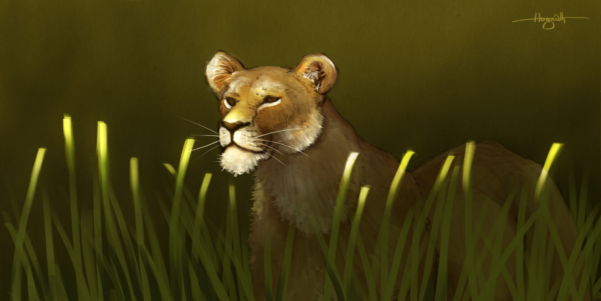 Hograth Morrison - Lioness - Queen of Throne