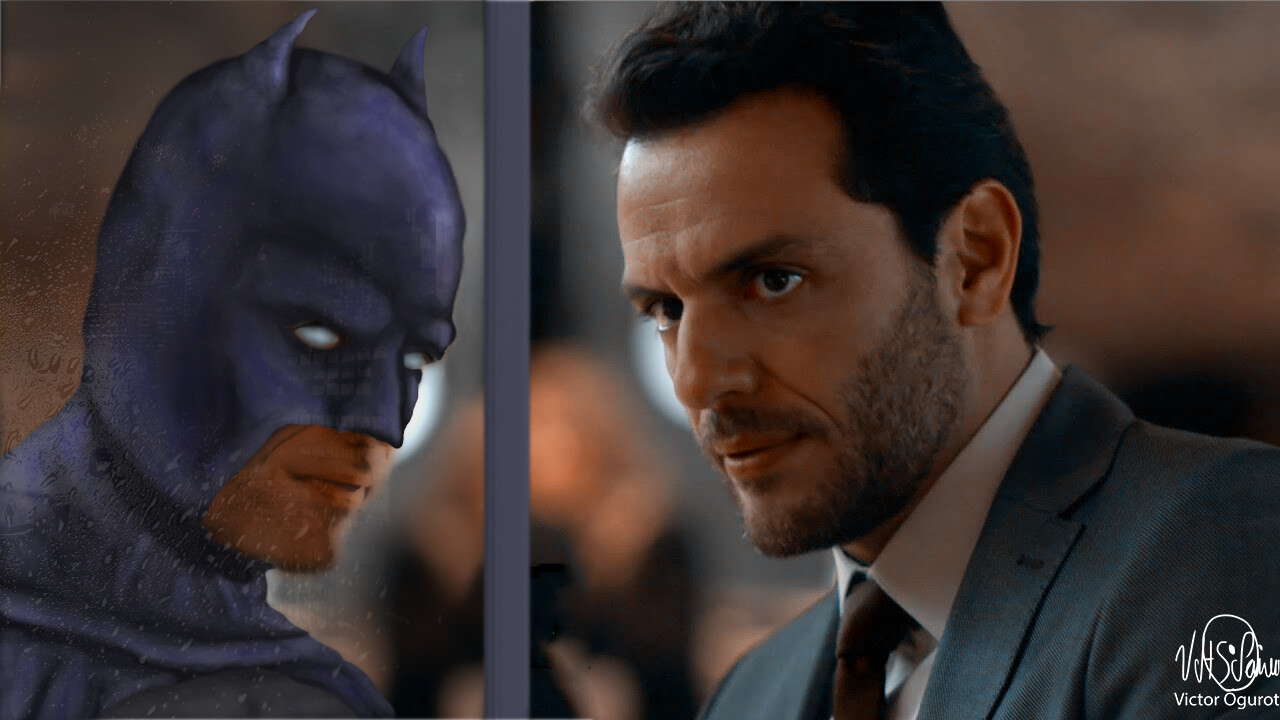 Victor Ogurot - Rodrigo Lombardi as Batman/Bruce Wayne