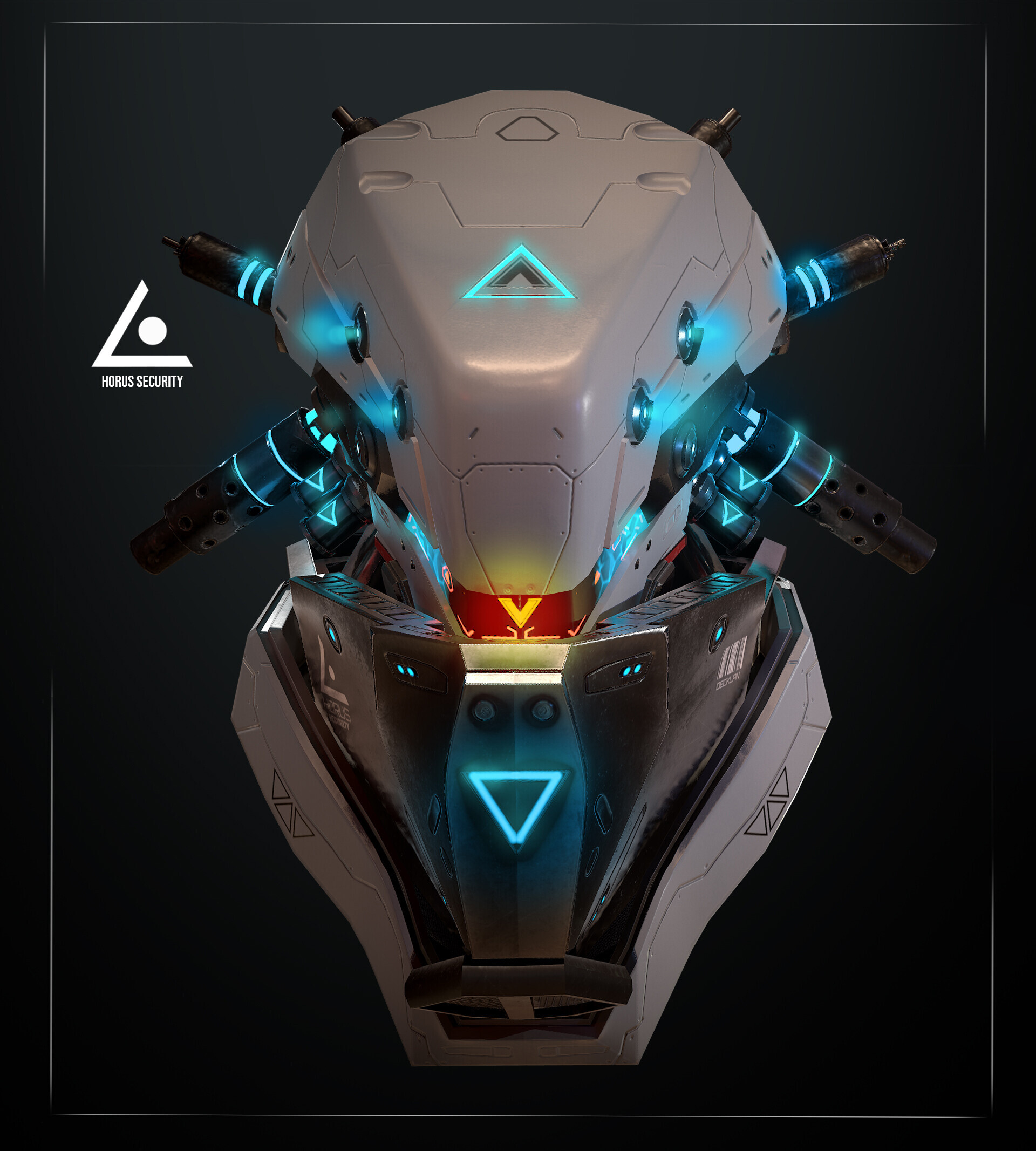ArtStation - HORUS Security helmet