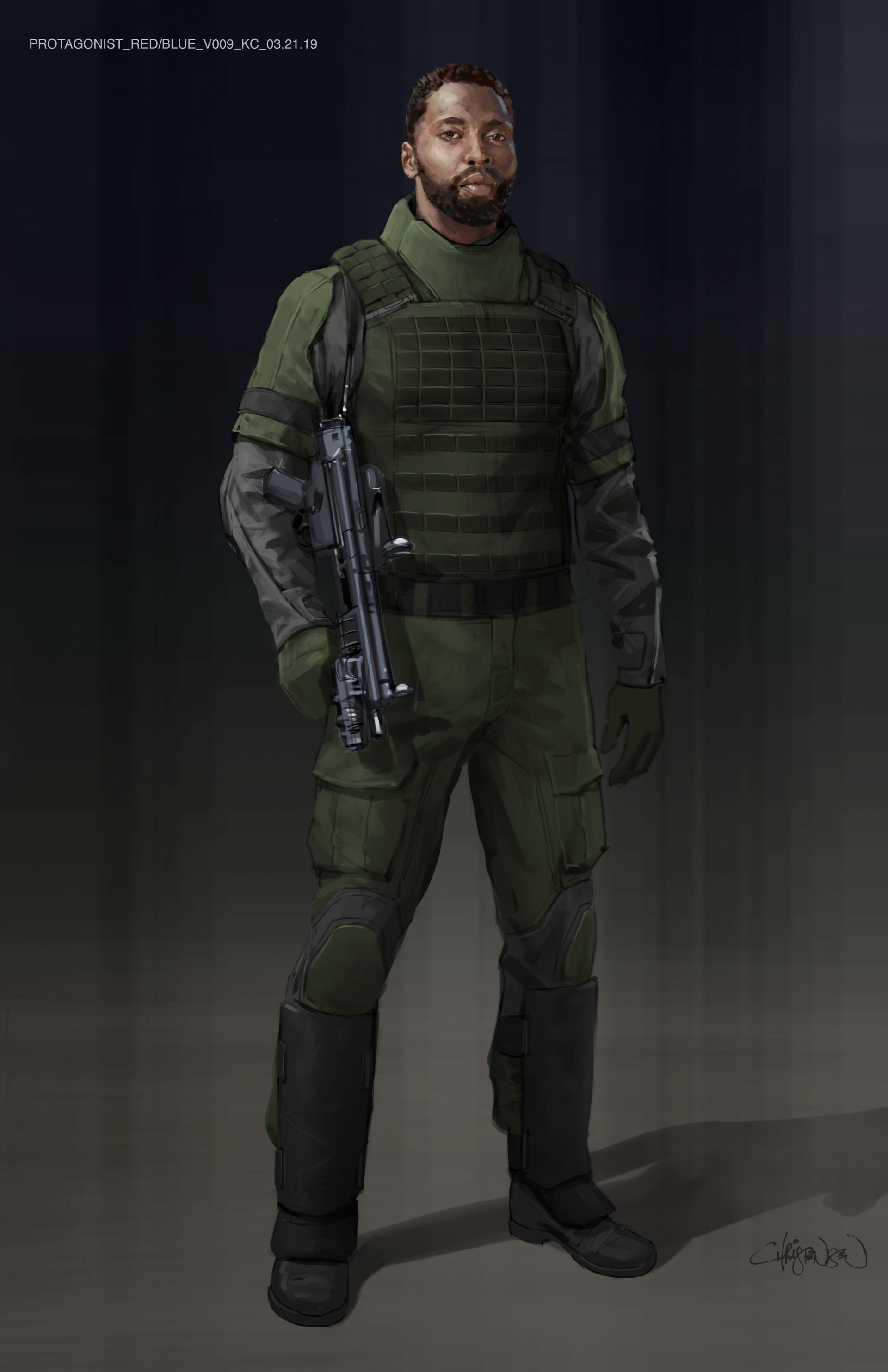 ArtStation - TENET Protagonist designs