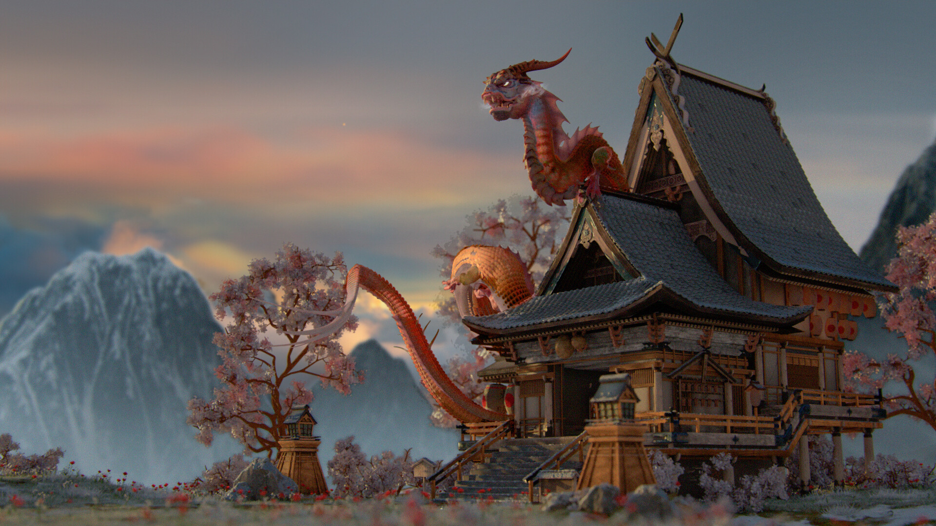 ArtStation - Chinese dragon