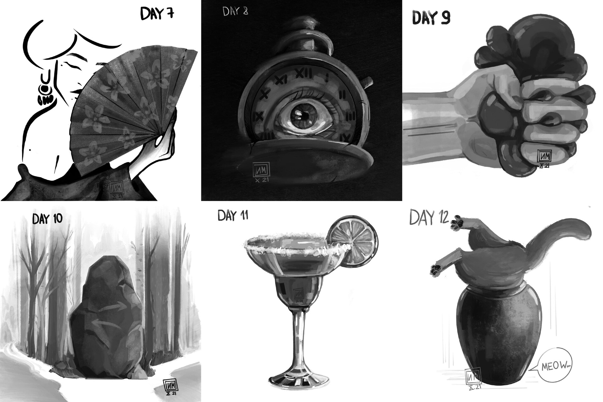 ArtStation - Inktober part two