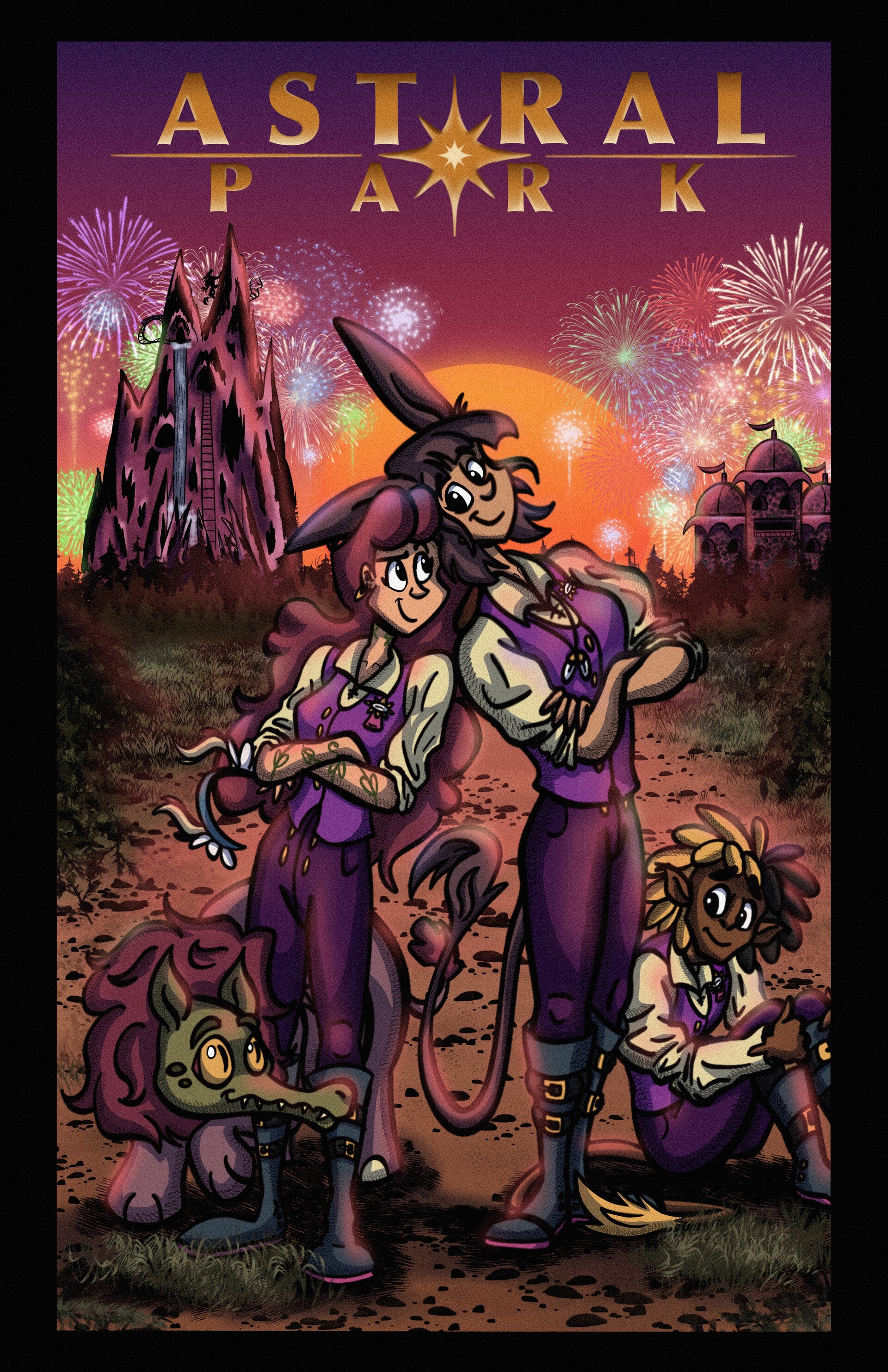 ArtStation - ASTRAL PARK Cover Concept