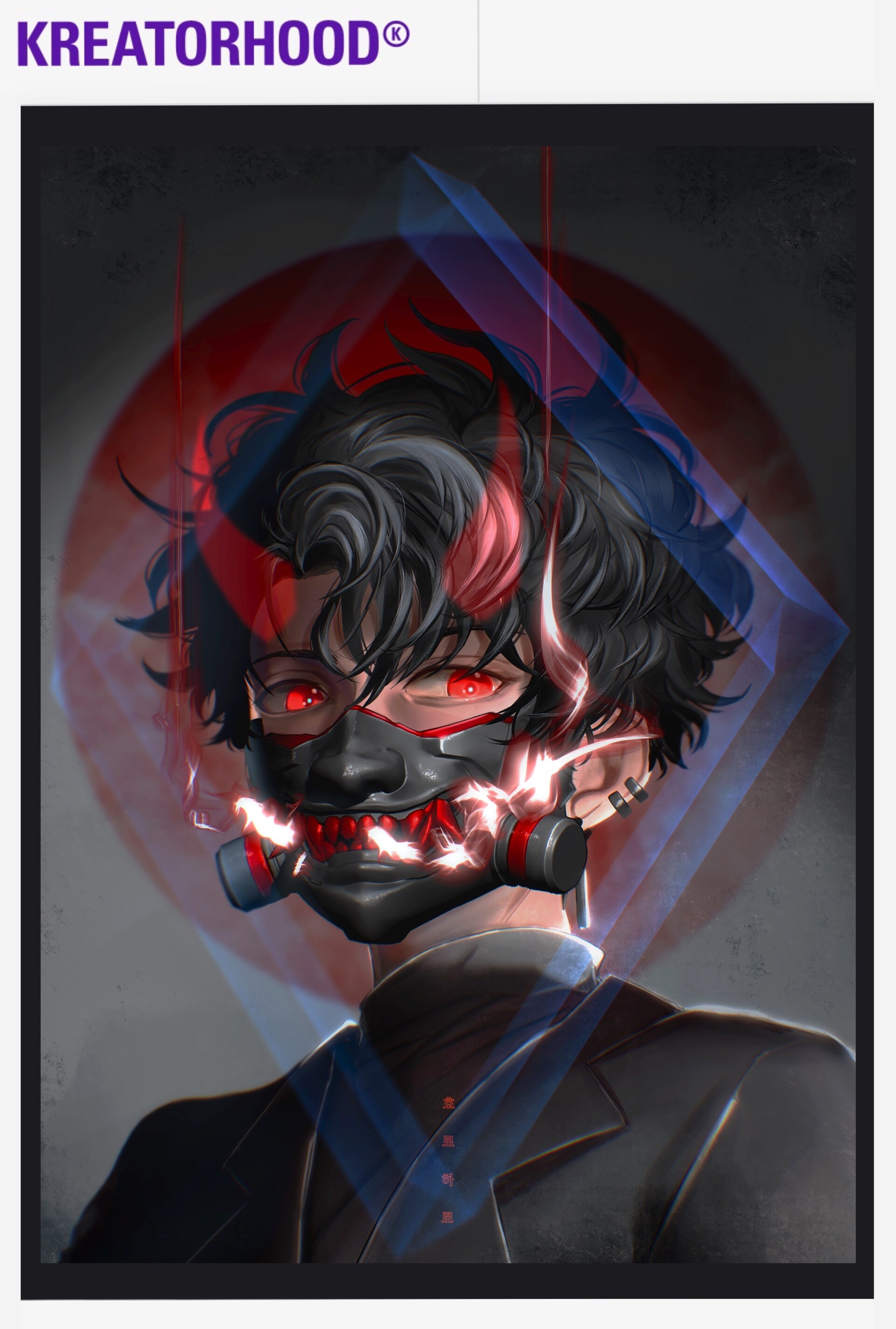 ArtStation - MEN YOROI the tactical oni mask