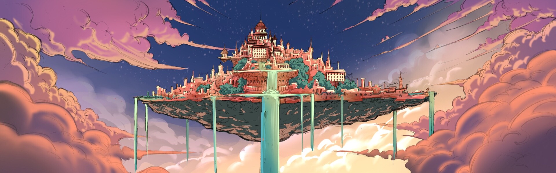 ArtStation - Sky city