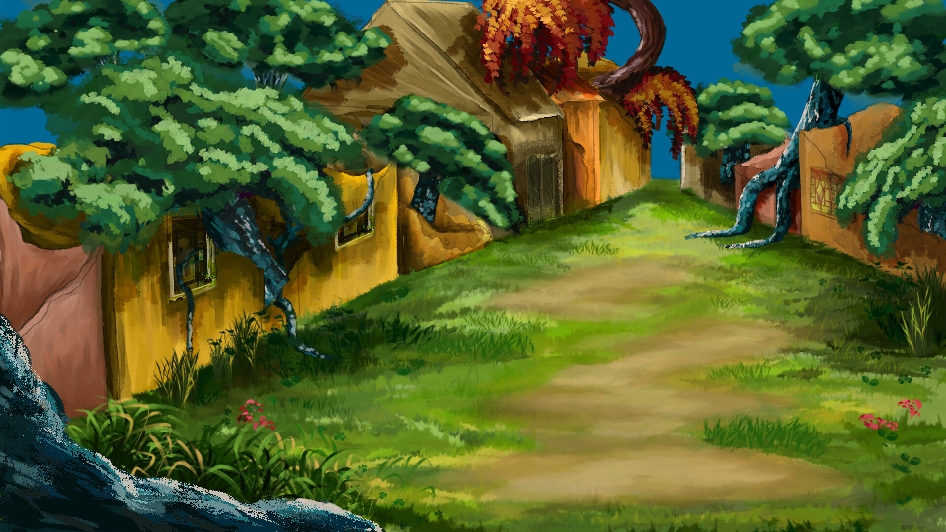 ArtStation - Eye In The Sky - Ghibli Animation Screenshot